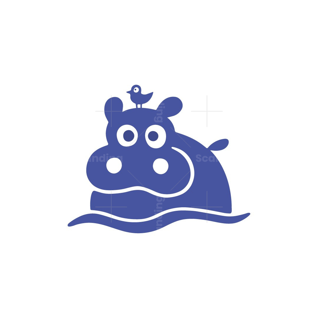 Cute hippo logo | Scalebranding