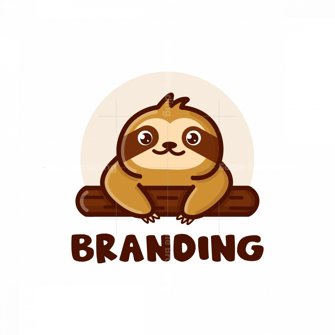 Cute Sloth Logo | Scalebranding