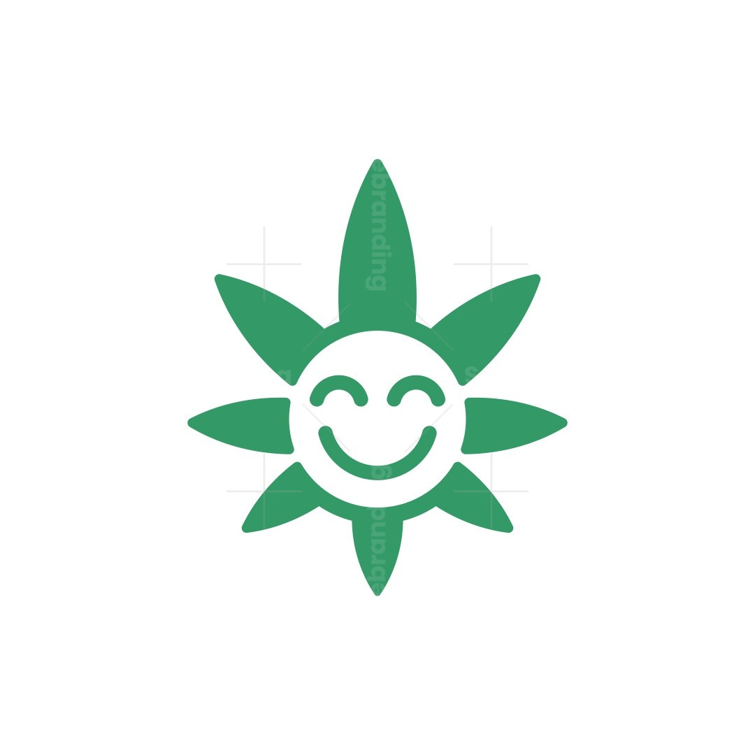 Cute Smile Cannabis Logo | Scalebranding