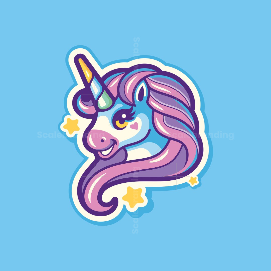 Cute Unicorn Logo | Scalebranding