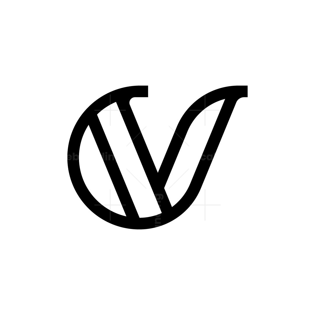 CV Monogram Logo | Scalebranding