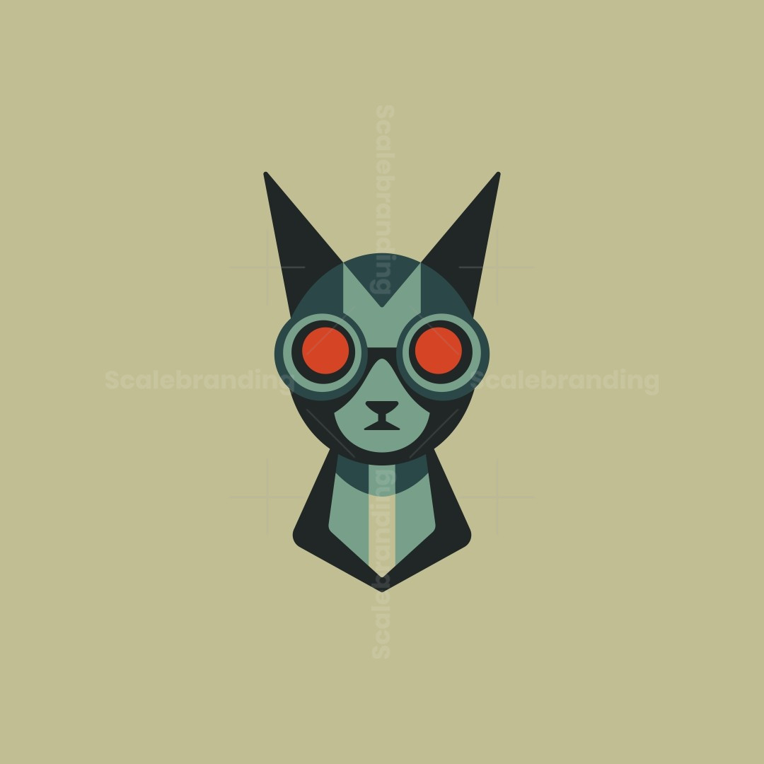 Cyber Cat Logo | Scalebranding
