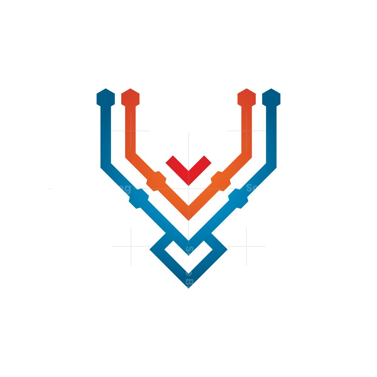 Cyber Eagle Logo | Scalebranding