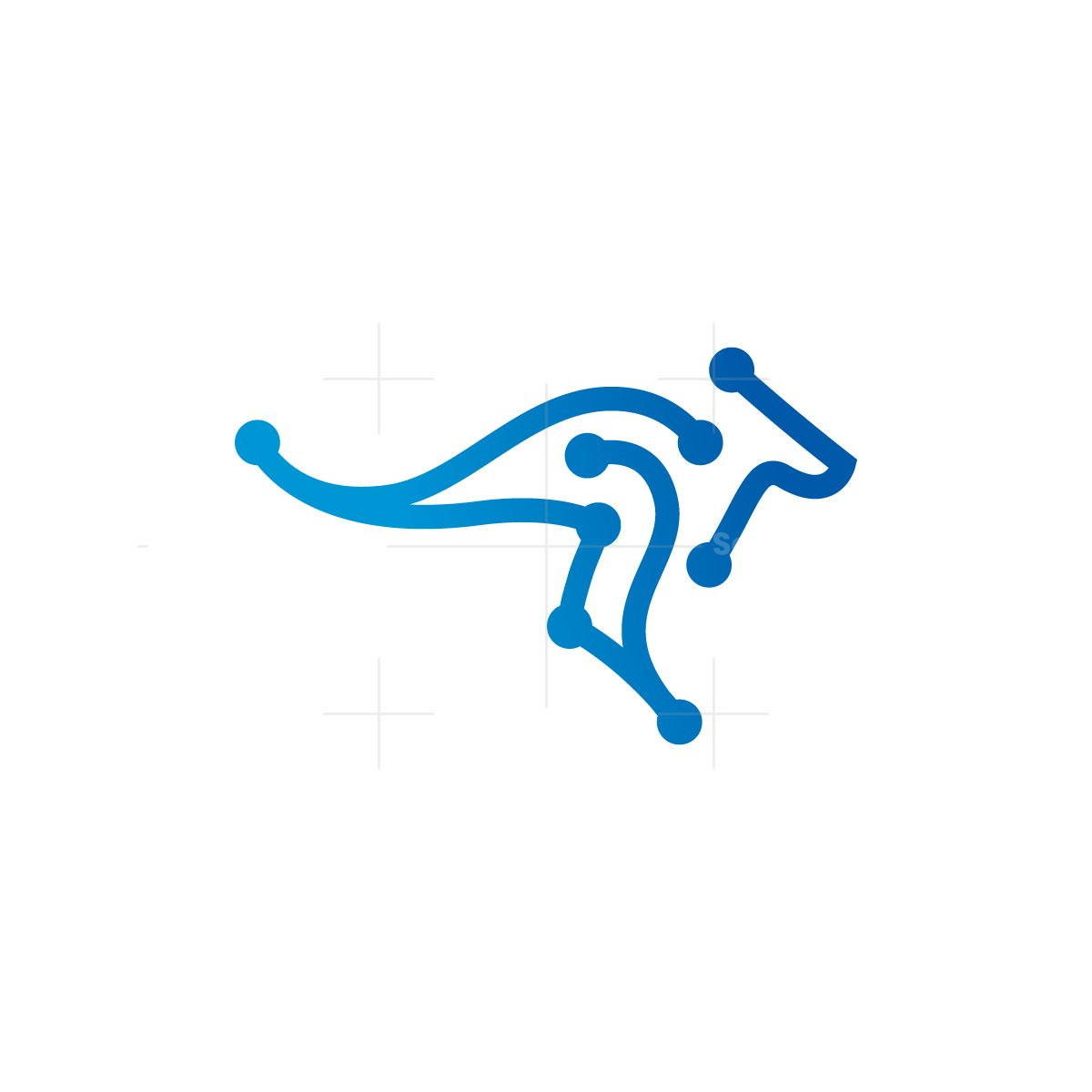 Blue Kangaroo Logo Logos | Motion City