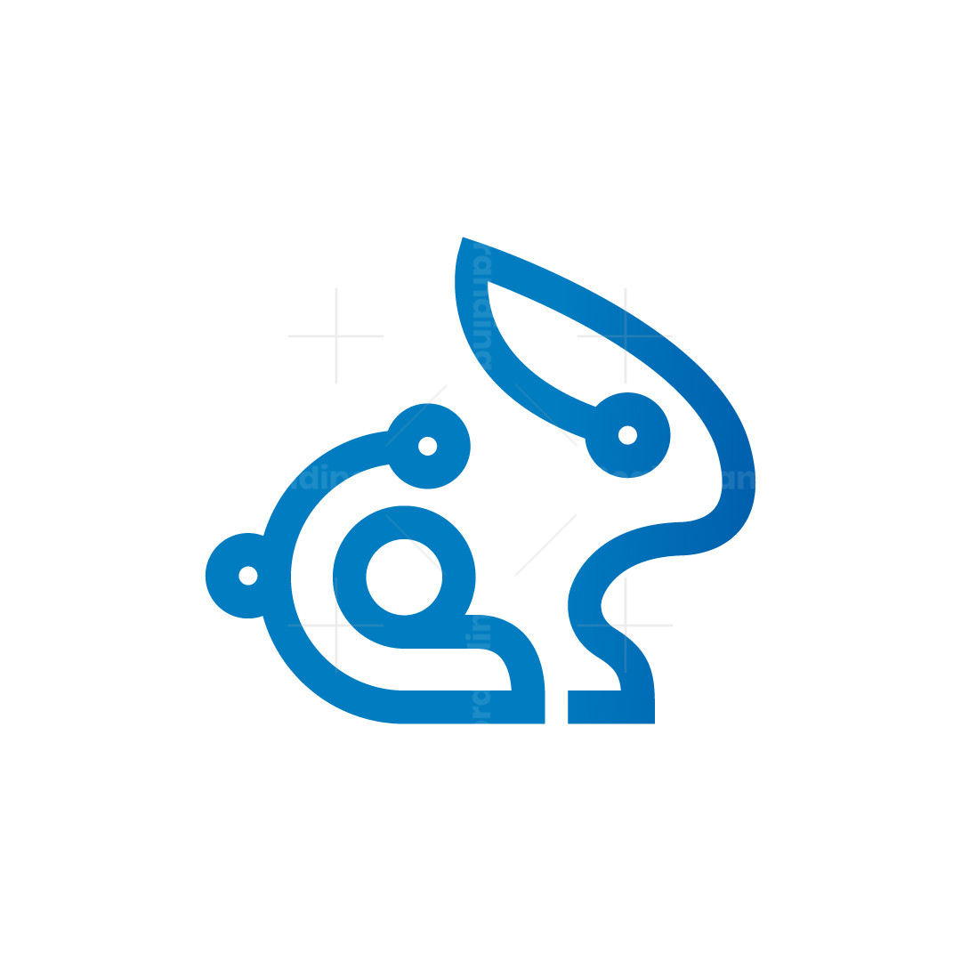 Cyber Rabbit Logo Cyber Bunny Logo | Scalebranding