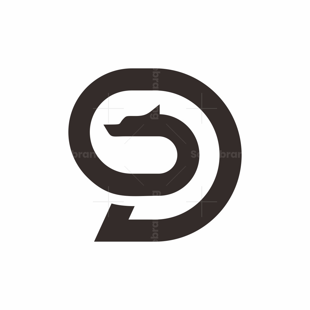 D Dragon Logo | Scalebranding