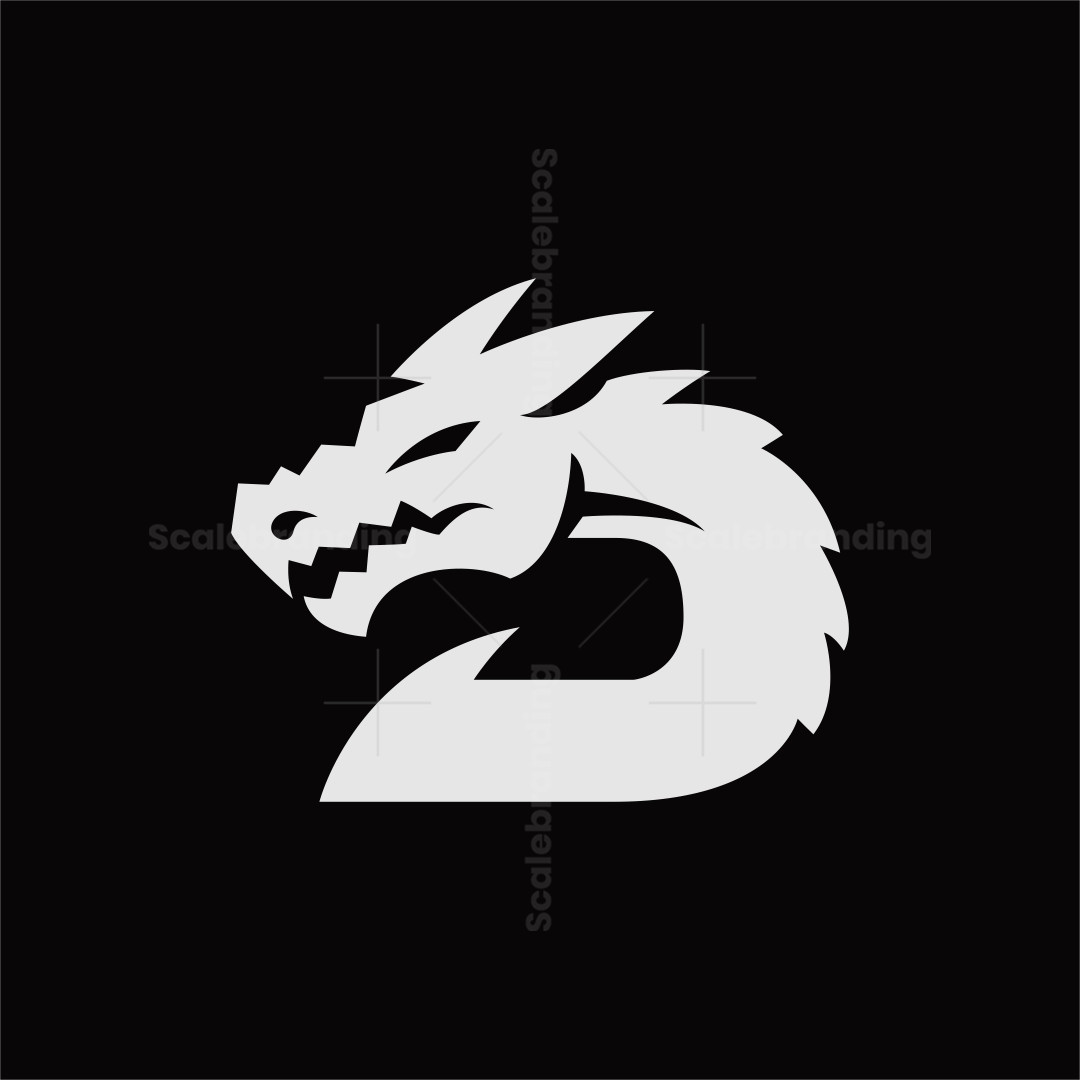 D Letter Dragon Logo | Scalebranding