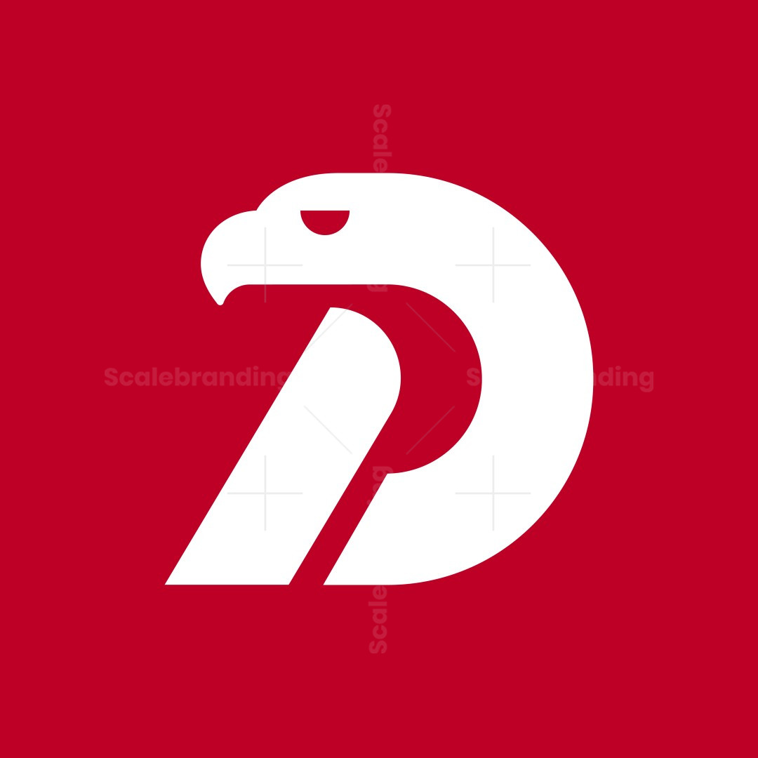 D Letter Eagle Logo | Scalebranding