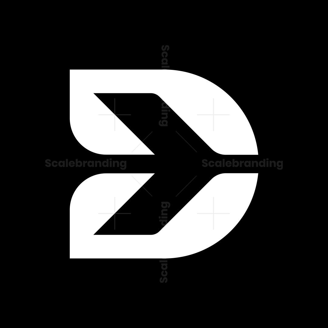 D Letter Plane Logo | Scalebranding