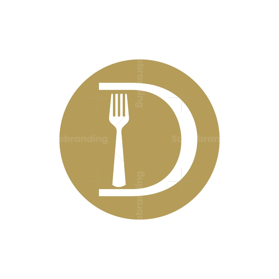 Restaurant Dd Logo Letter D Modern Logo Featuring Geometric Shapes,