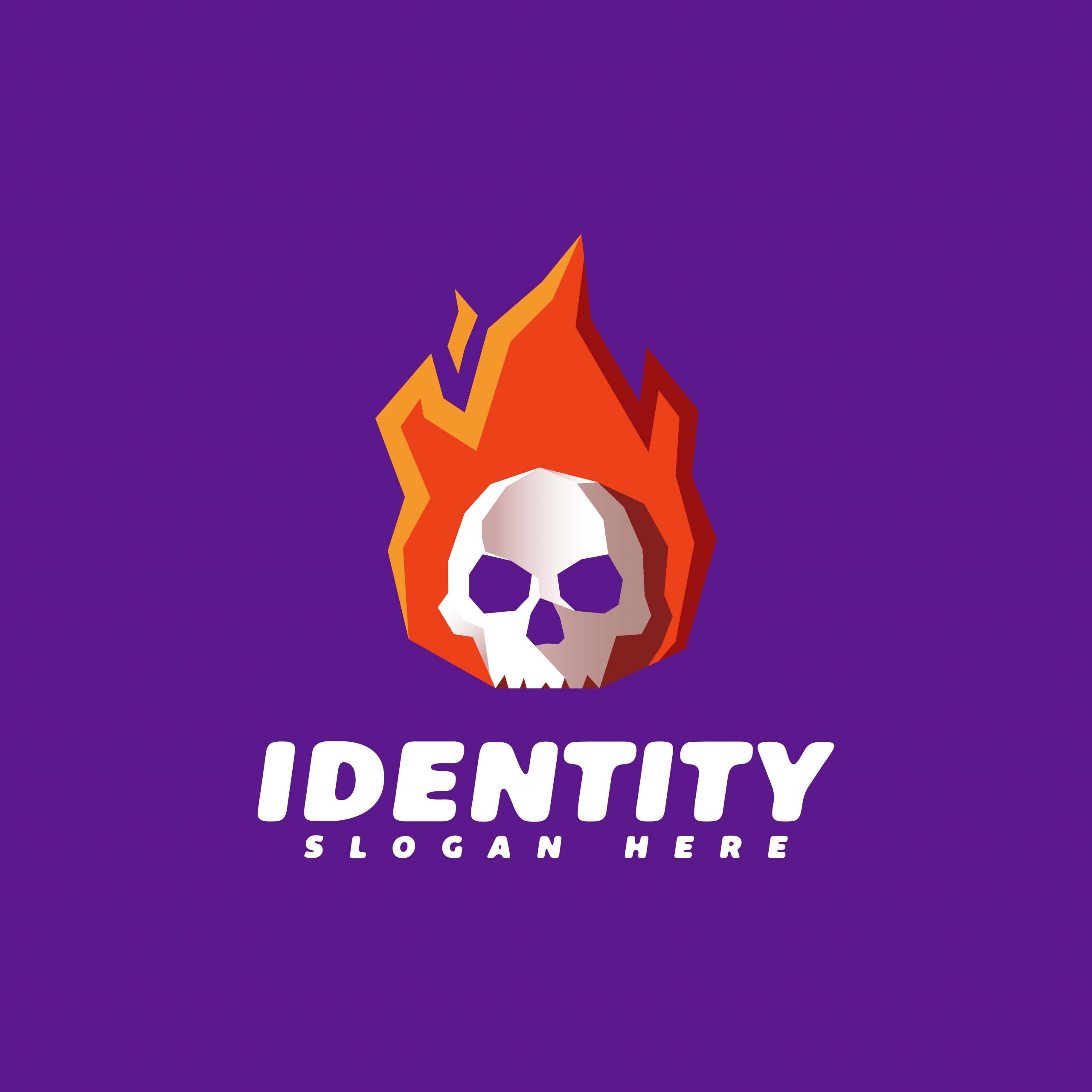 Burning Skull Logo | Scalebranding
