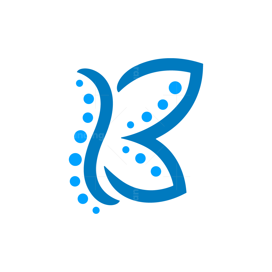 Butterfly wing spine health Logo | Scalebranding