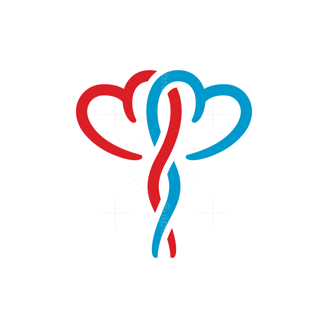 Medical Heart Logo Medical Heart Caduceus Logo | Scalebranding