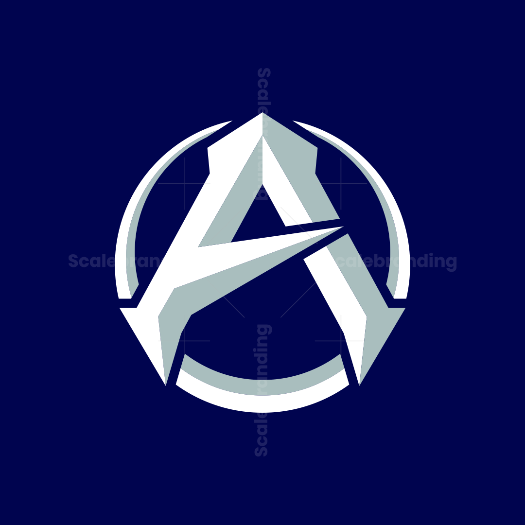 Initial A Letter Gaming logo | Scalebranding