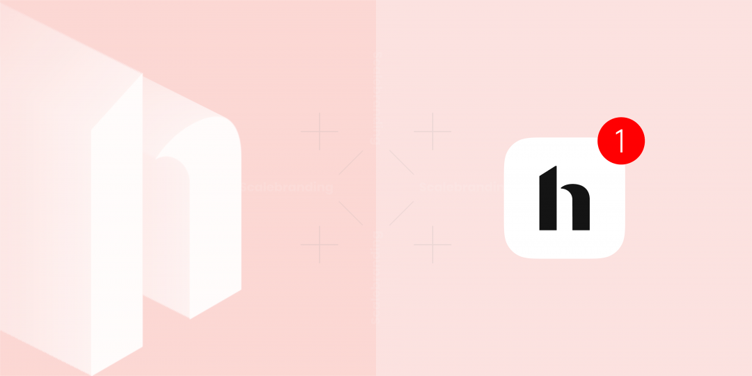 Hutch Logotype Wordmark Symbol Mark / Letter H | Scalebranding