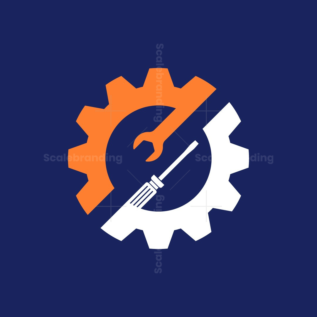Spanner Logo Combination, Open End, Pipe, Screwer, Spanner, Tool ...