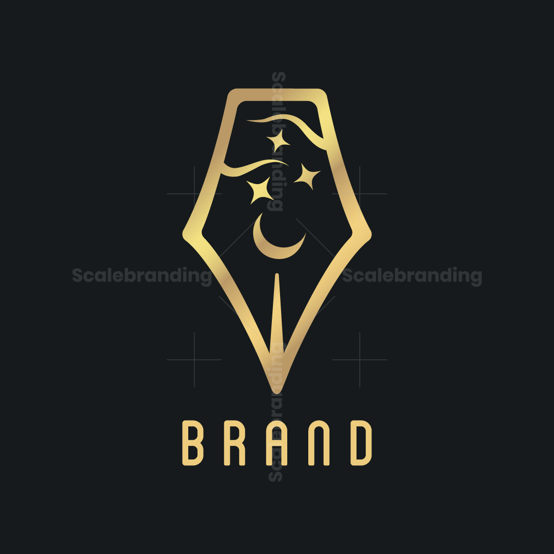 Pen Gold Logo | Scalebranding