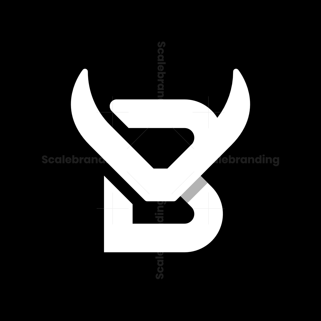 Simple Iconic B Bull Logo | Scalebranding