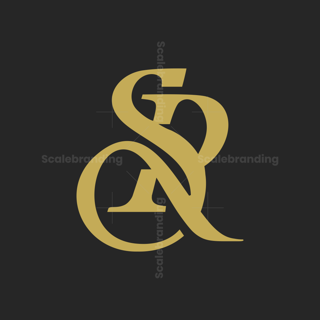 Letter S R or R S Monogram Elegant Logo | Scalebranding