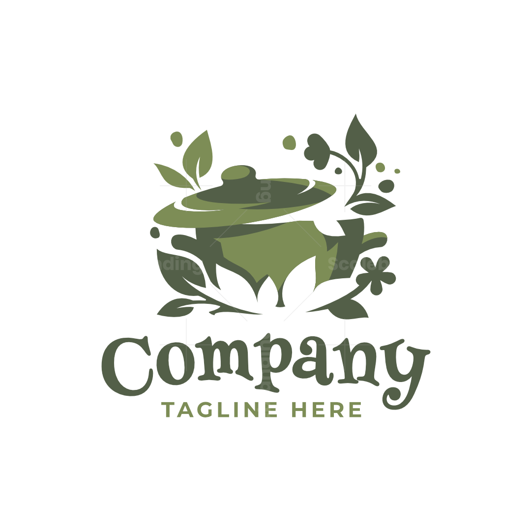 Garden In A Cooking Pot Fresh Food Logo | Scalebranding