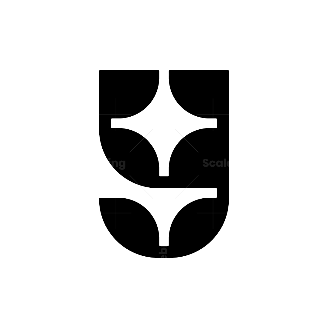 Letter Y Pointed Star Logo | Scalebranding