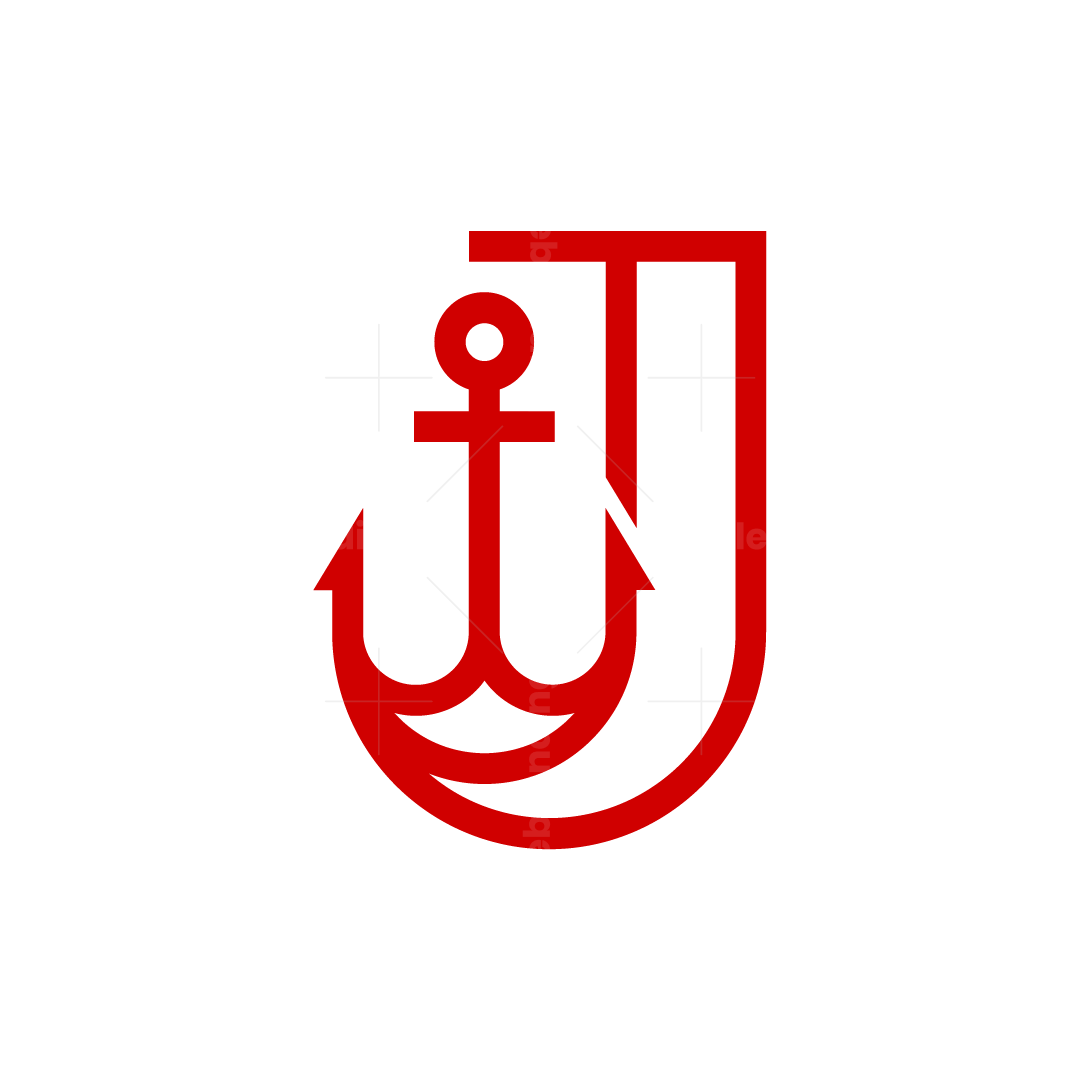 Letter J Anchor Logo With A Modern Look | Scalebranding