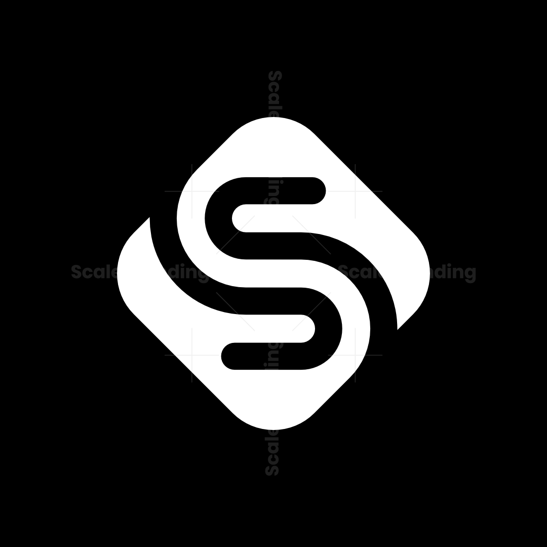 Letter S Square Monogram Logo | Scalebranding