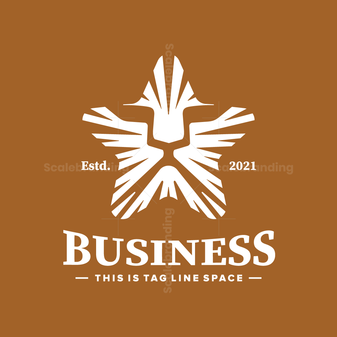 Lion Star Logo Sparkling Star Lion Face Logo | Scalebranding