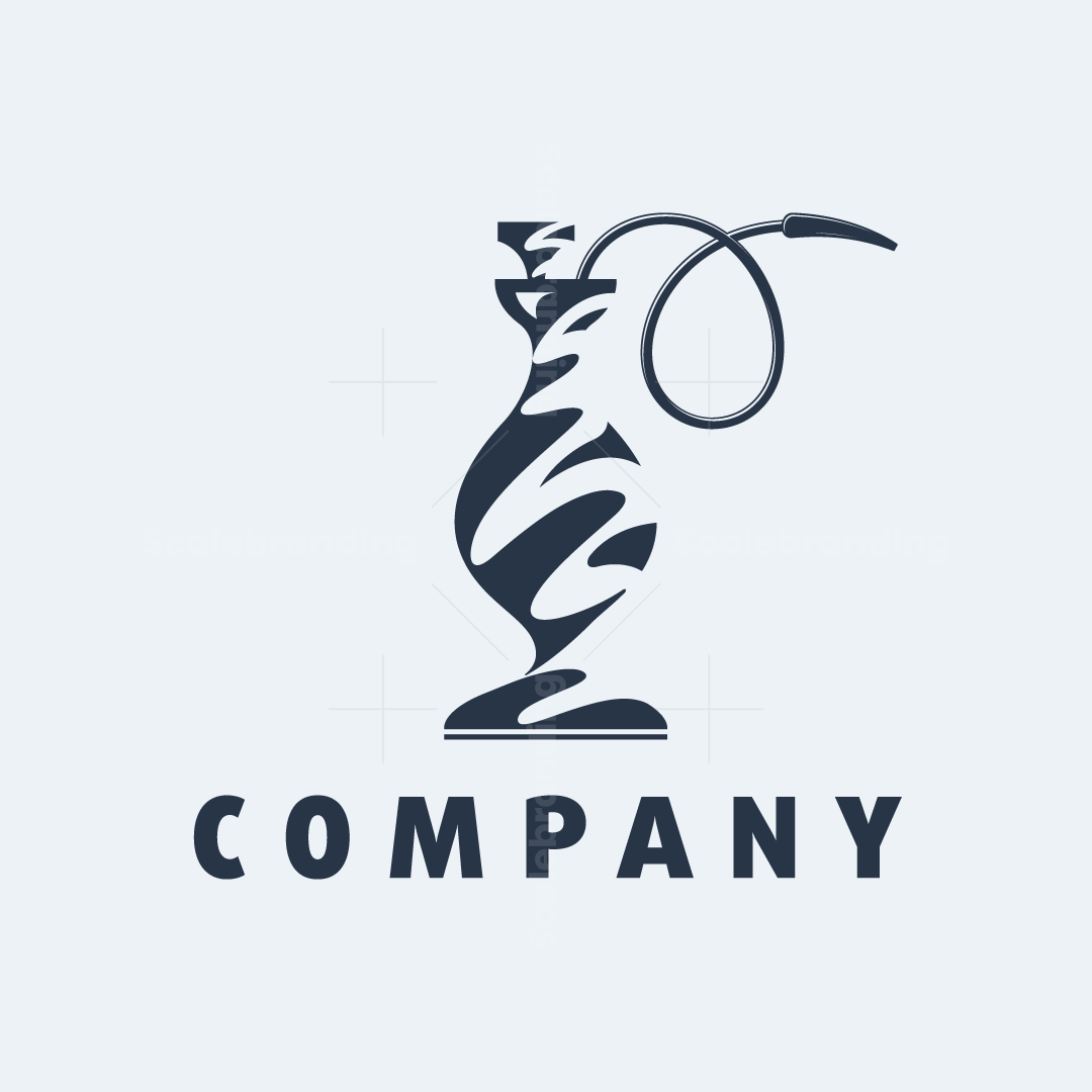 Smoke Shop Hookah Pot logo | Scalebranding