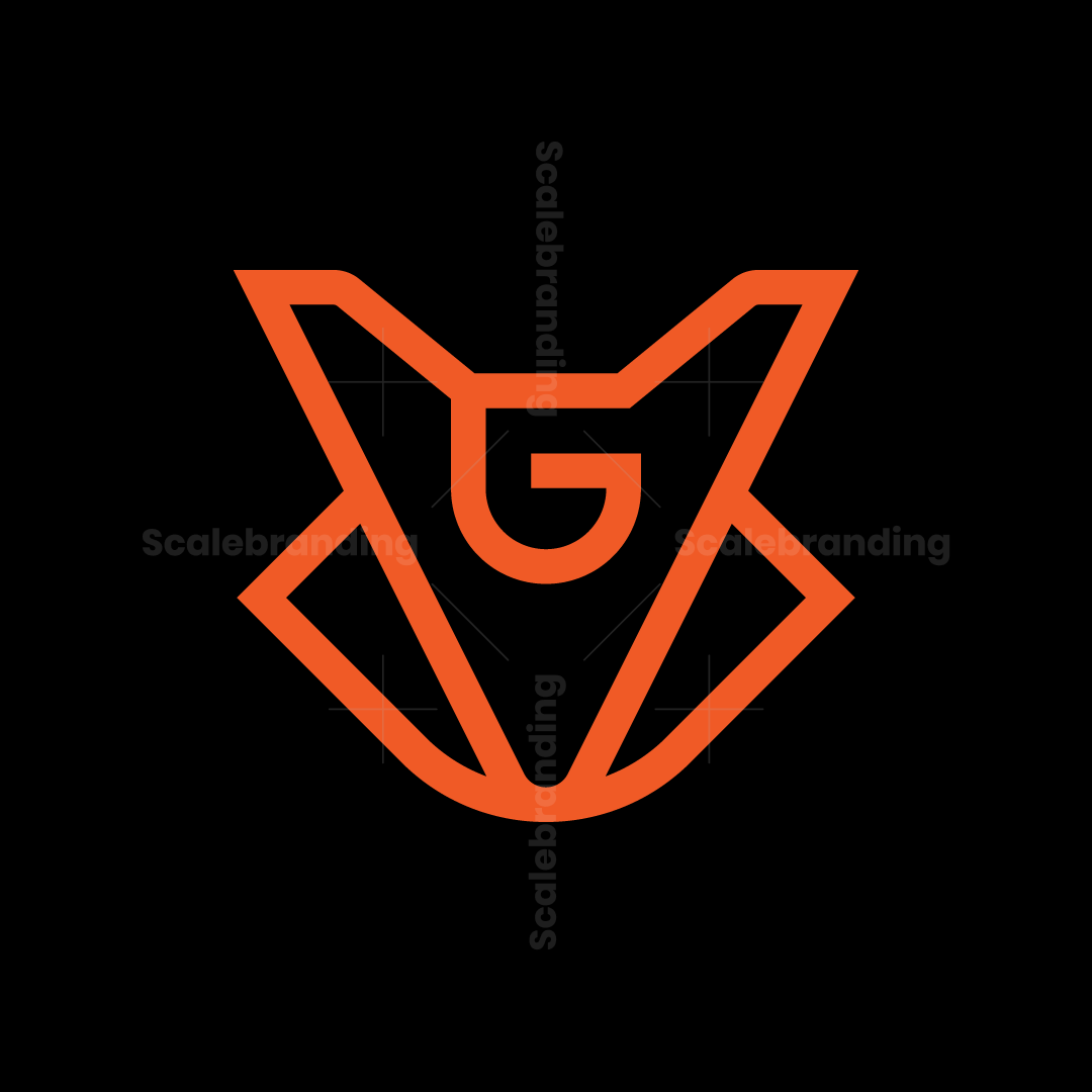 Line Letter G Fox Logo | Scalebranding
