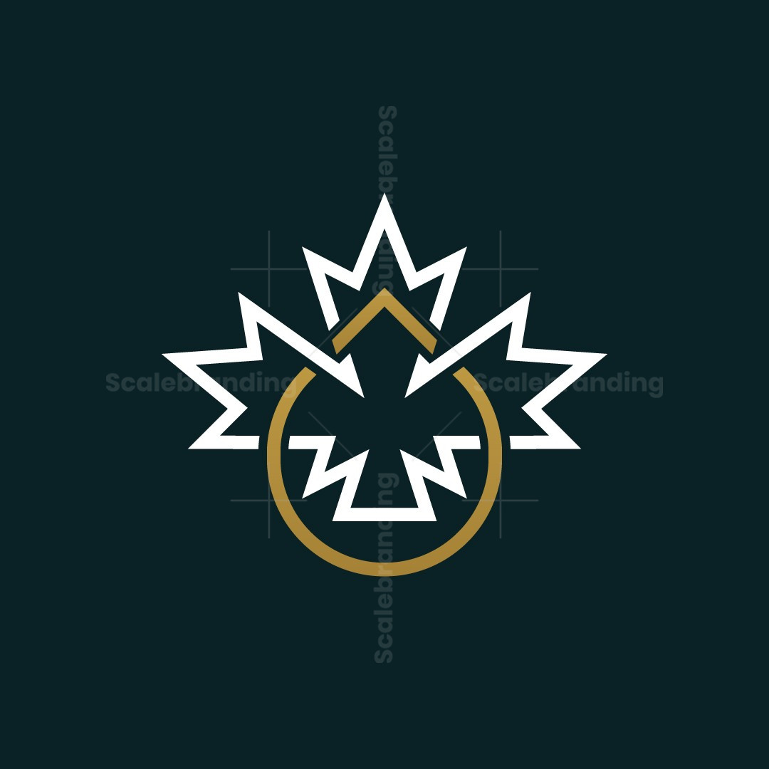 Luxury Maple Drop Logo | Scalebranding