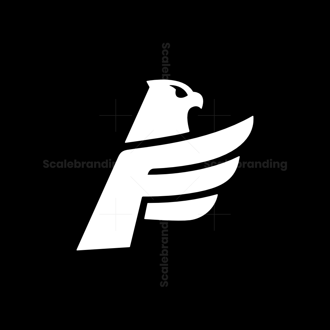 Simple F falcon monogram logo | Scalebranding