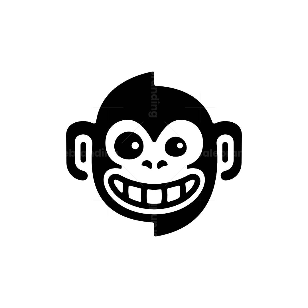 Iconic smiling monkey logo | Scalebranding