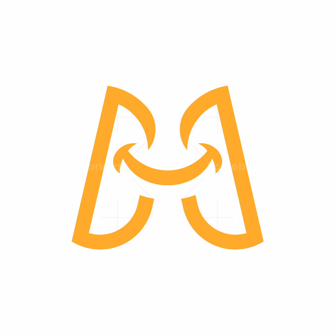 Warm Smiling H Letter Logo | Scalebranding