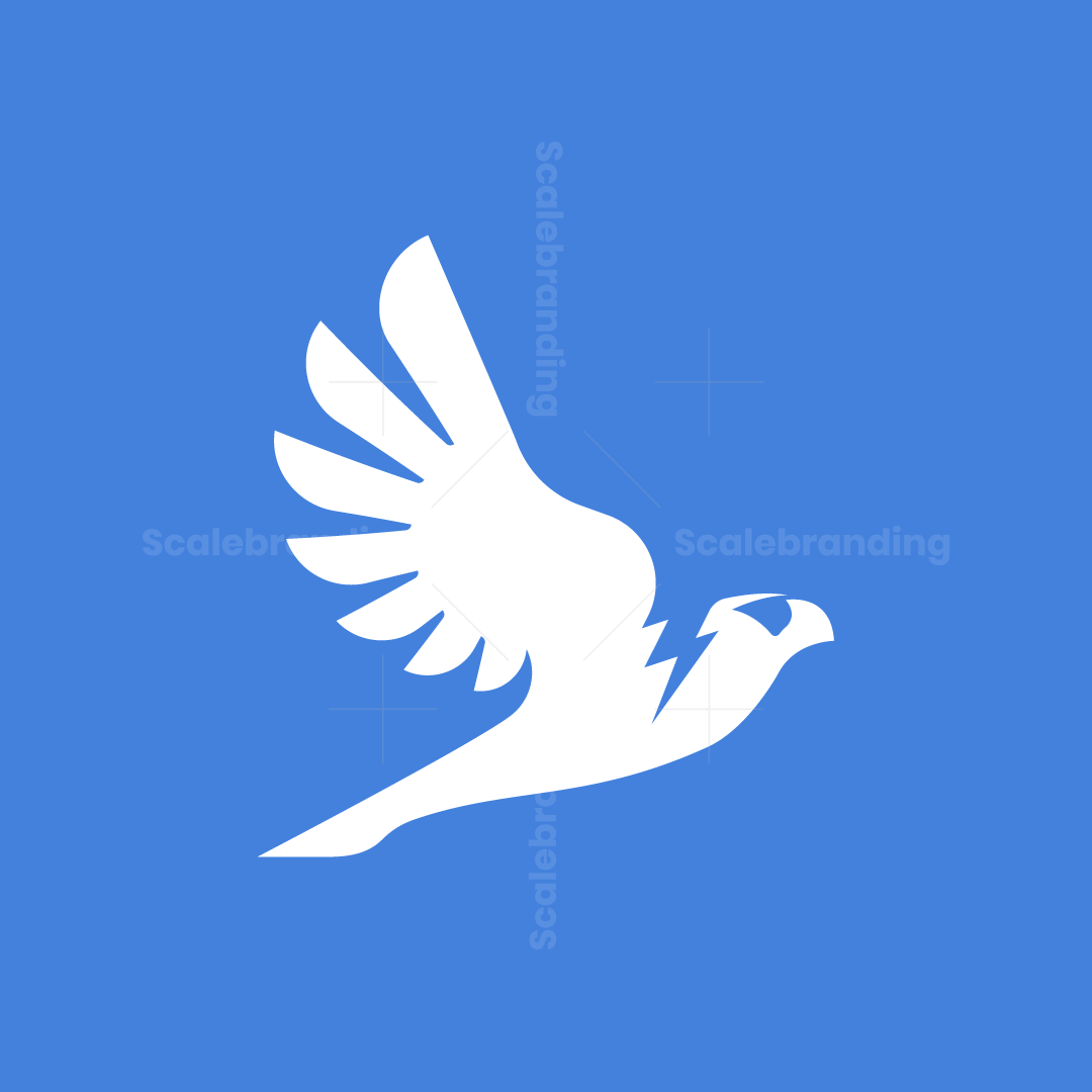 speed falcon lightning mark logo | Scalebranding