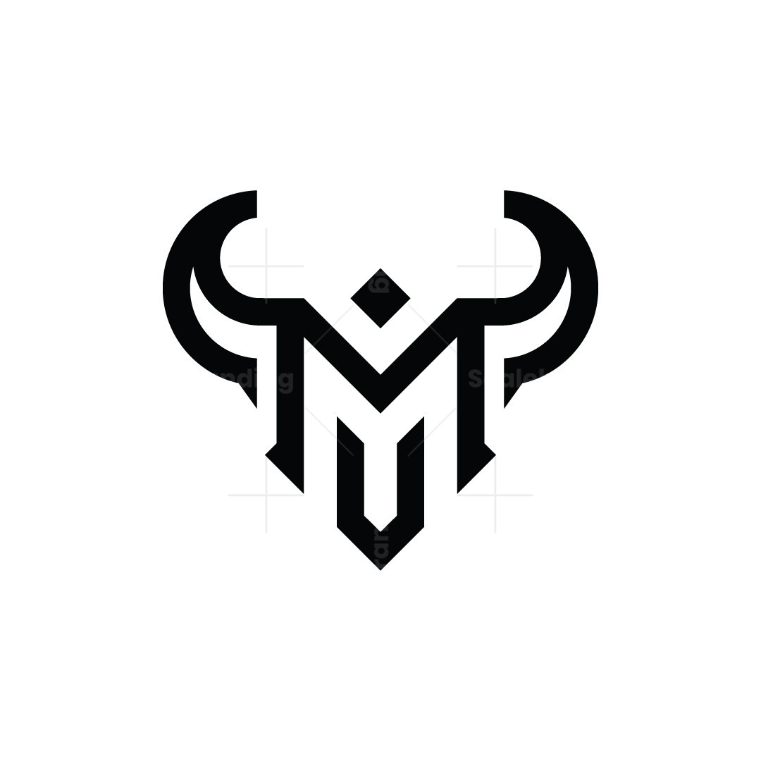 Letter M Bull Logo | Scalebranding