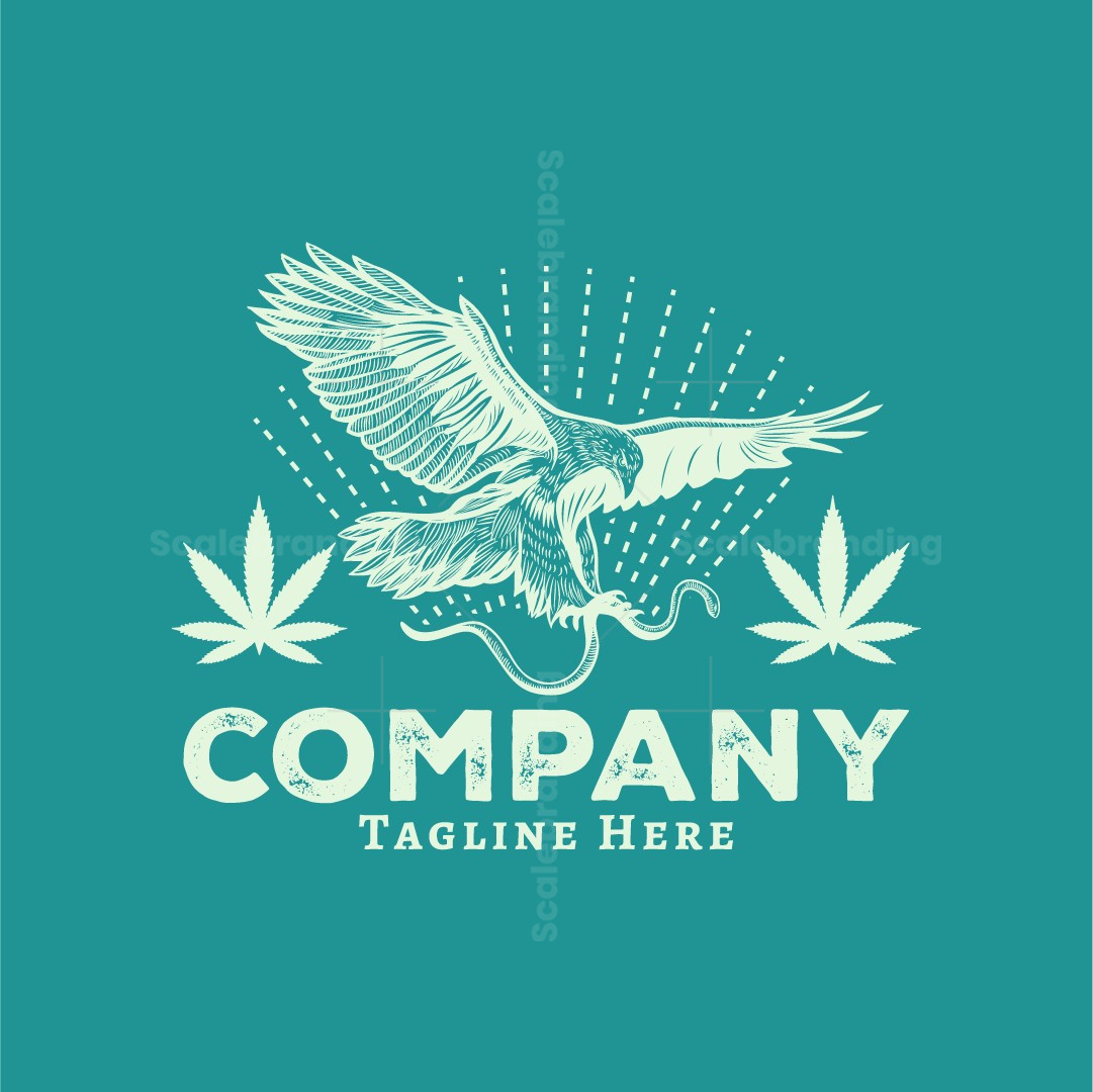 Eagle Snake Cannabis Logo | Scalebranding