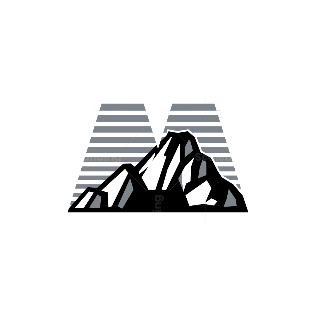 Letter M for Mountain Gear logo | Scalebranding