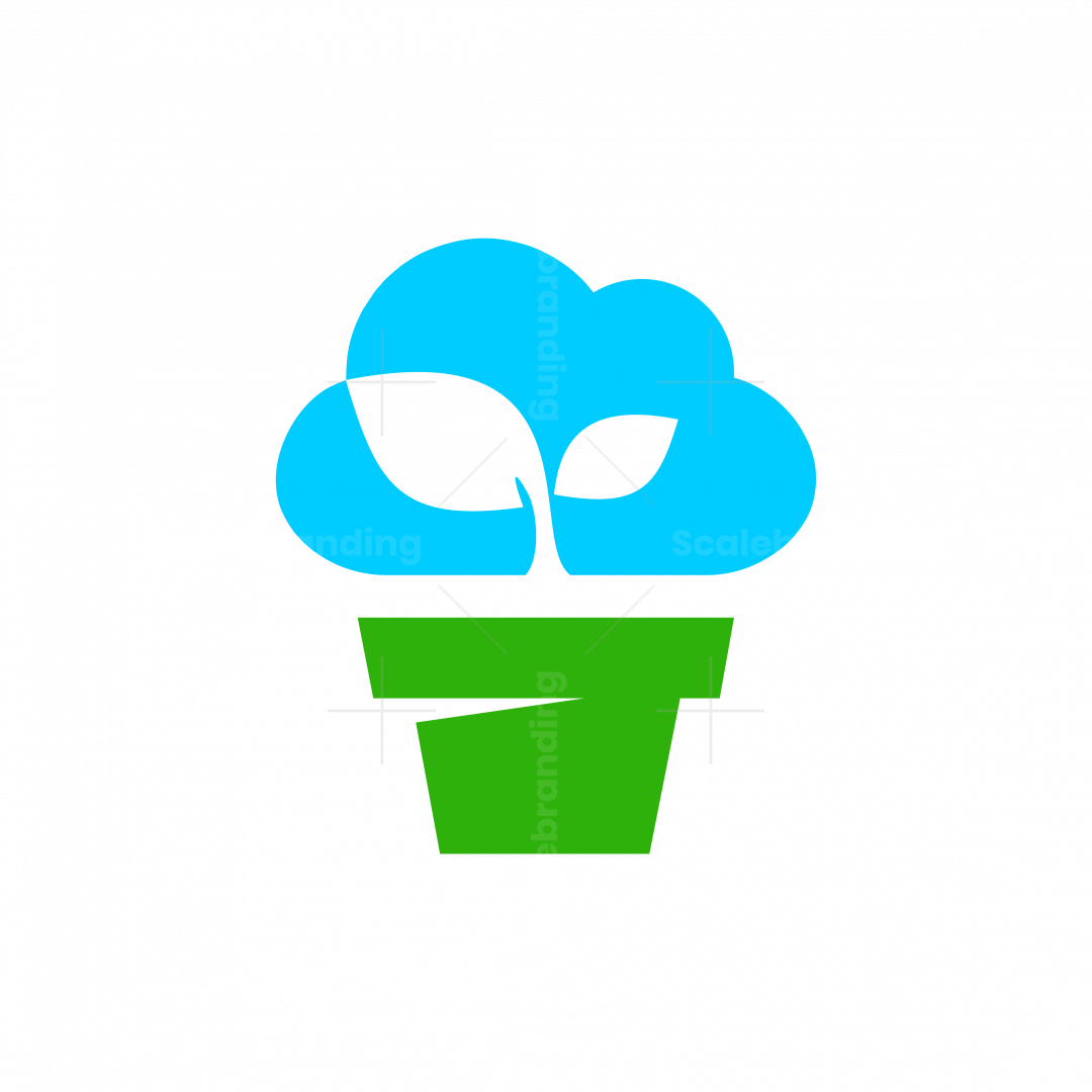 Cloud Plant Logo | Scalebranding