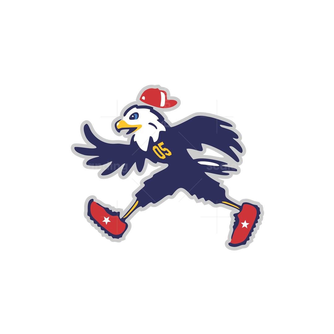 Eagle Run Or Walk K Logo | Scalebranding