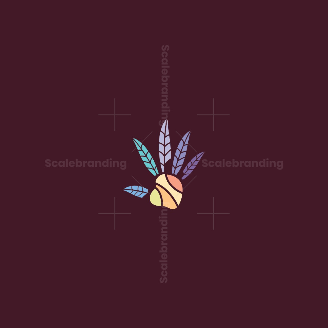 Five Feathers Hand Logo | Scalebranding