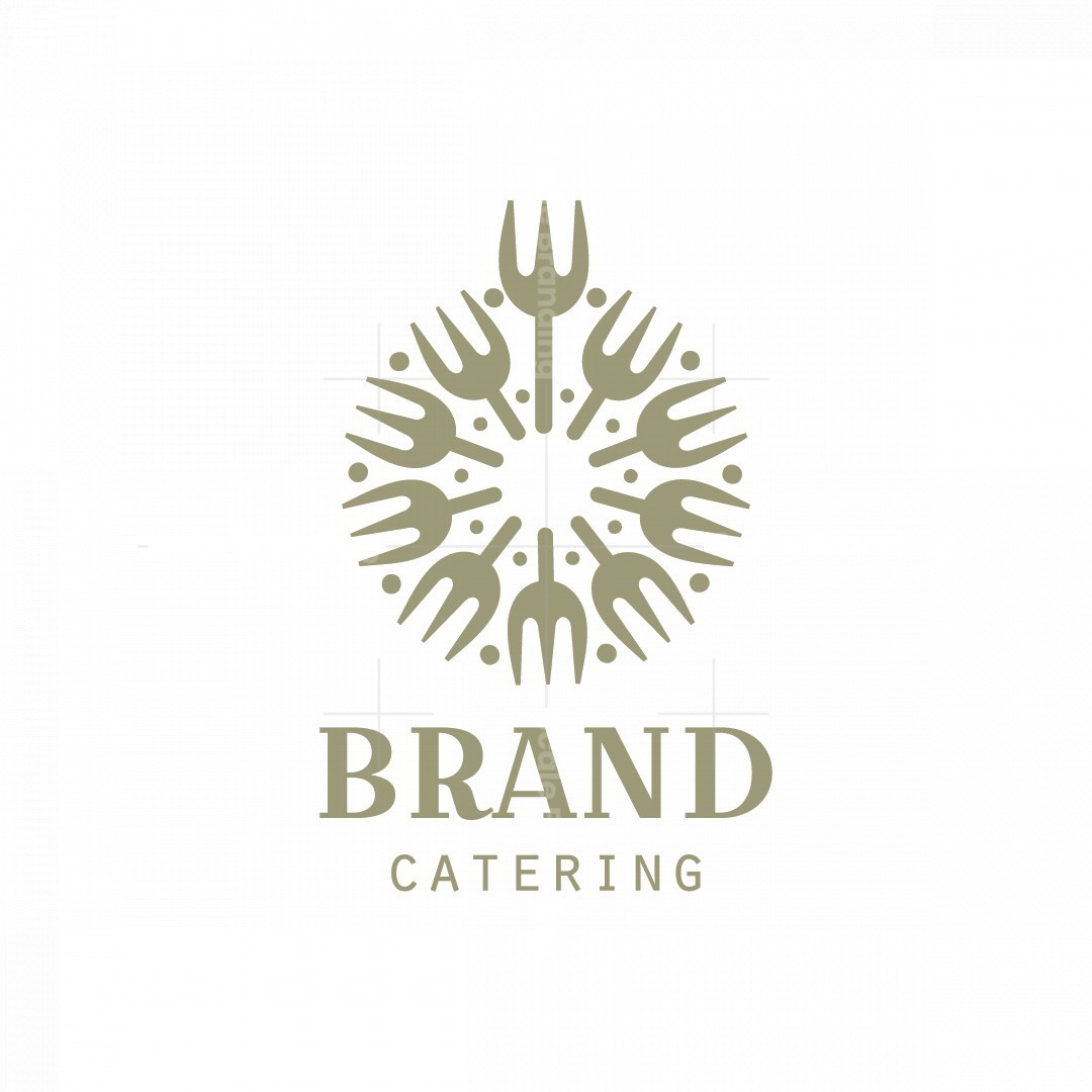 Dandelion Flower Catering Modern Logo | Scalebranding