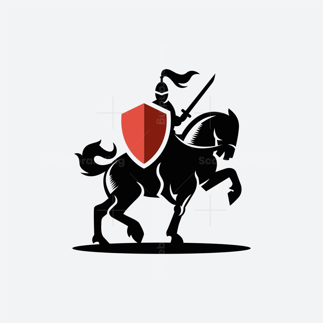 Dark Knight with Horse Logo | Scalebranding