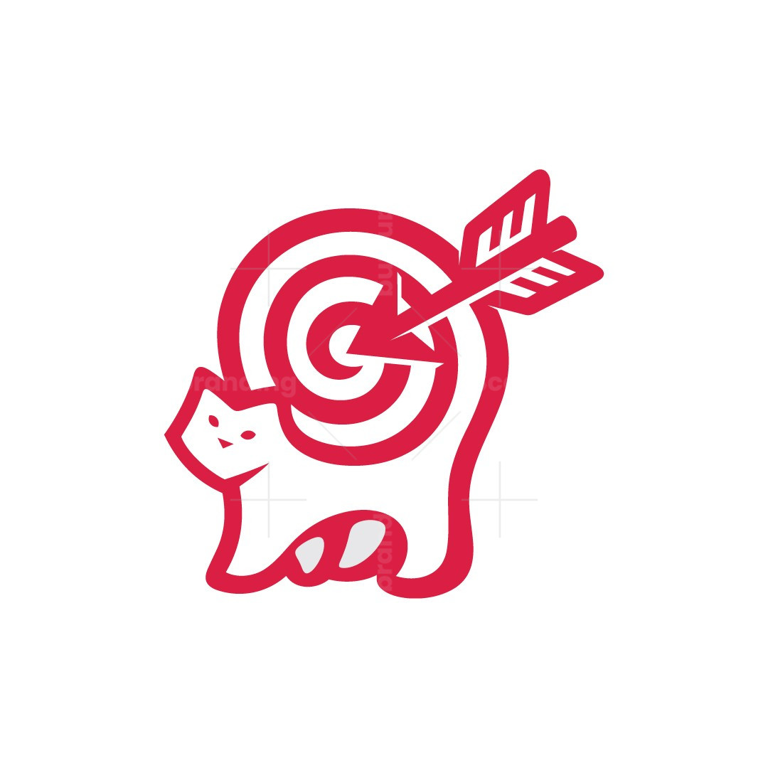Dart Board Cat Logo | Scalebranding