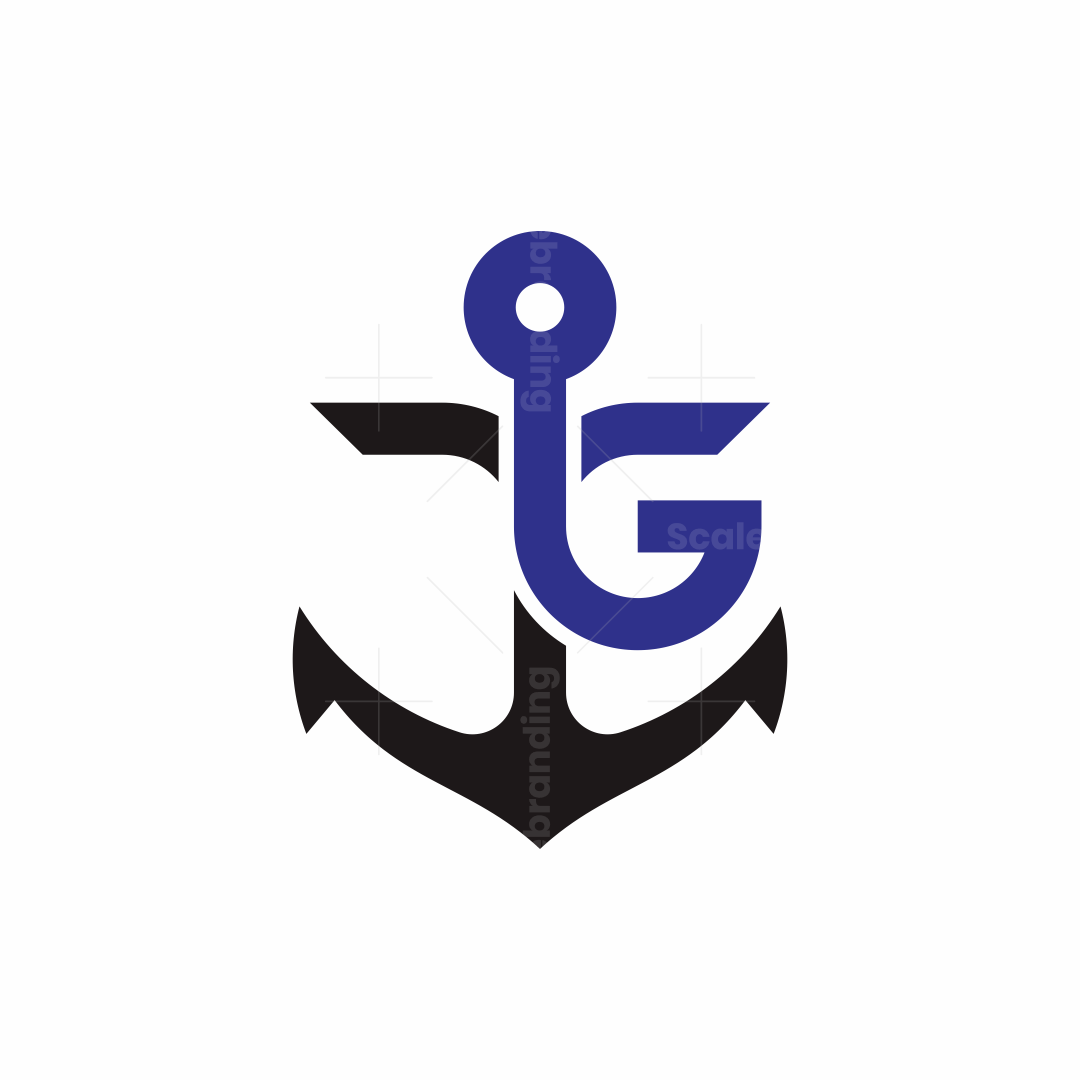 Letter G Anchor Marine Logo | Scalebranding