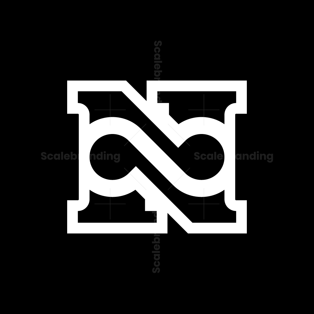 Letter N Infinity Bold Mark Logo | Scalebranding