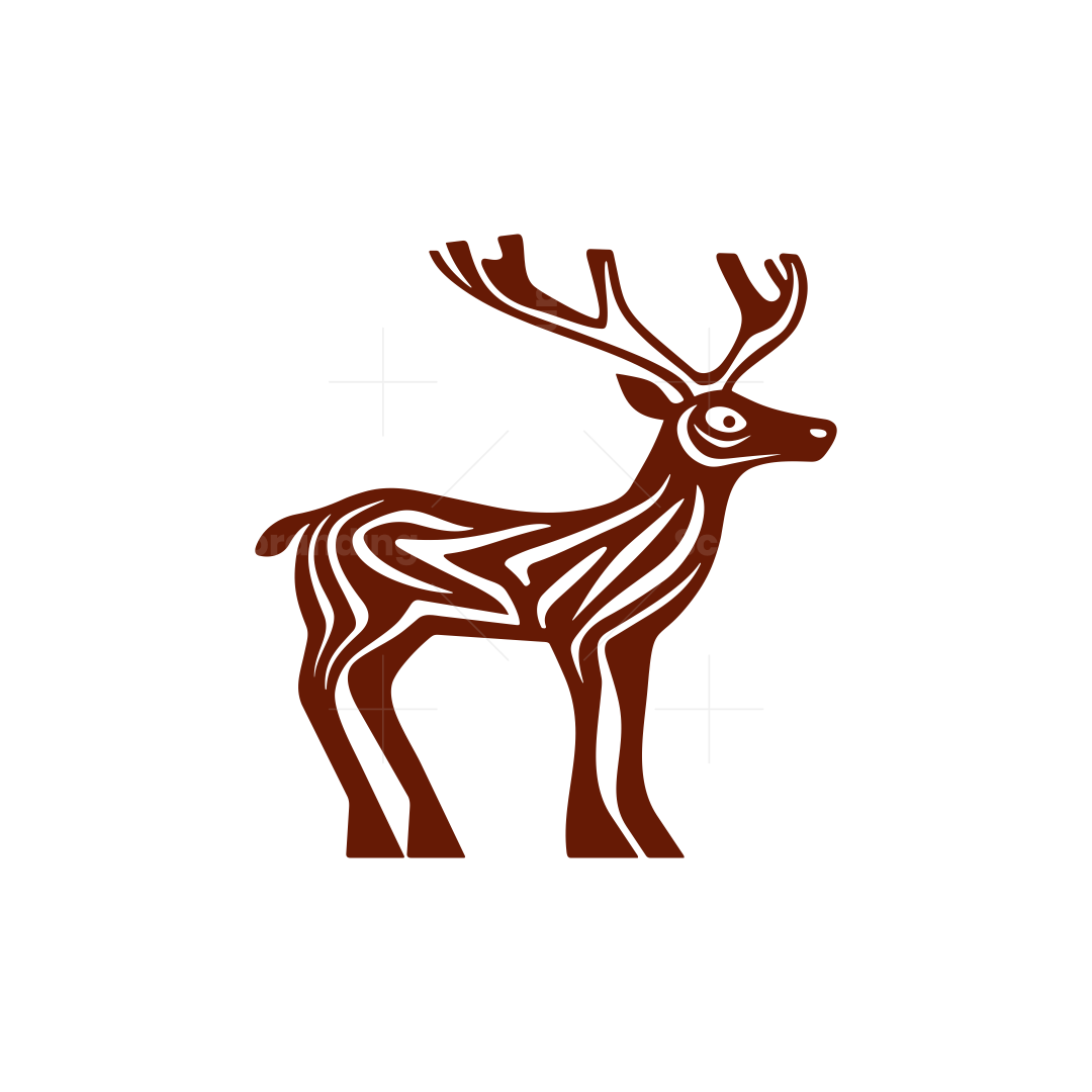 Bold Tribal Caribou Logo Design | Scalebranding