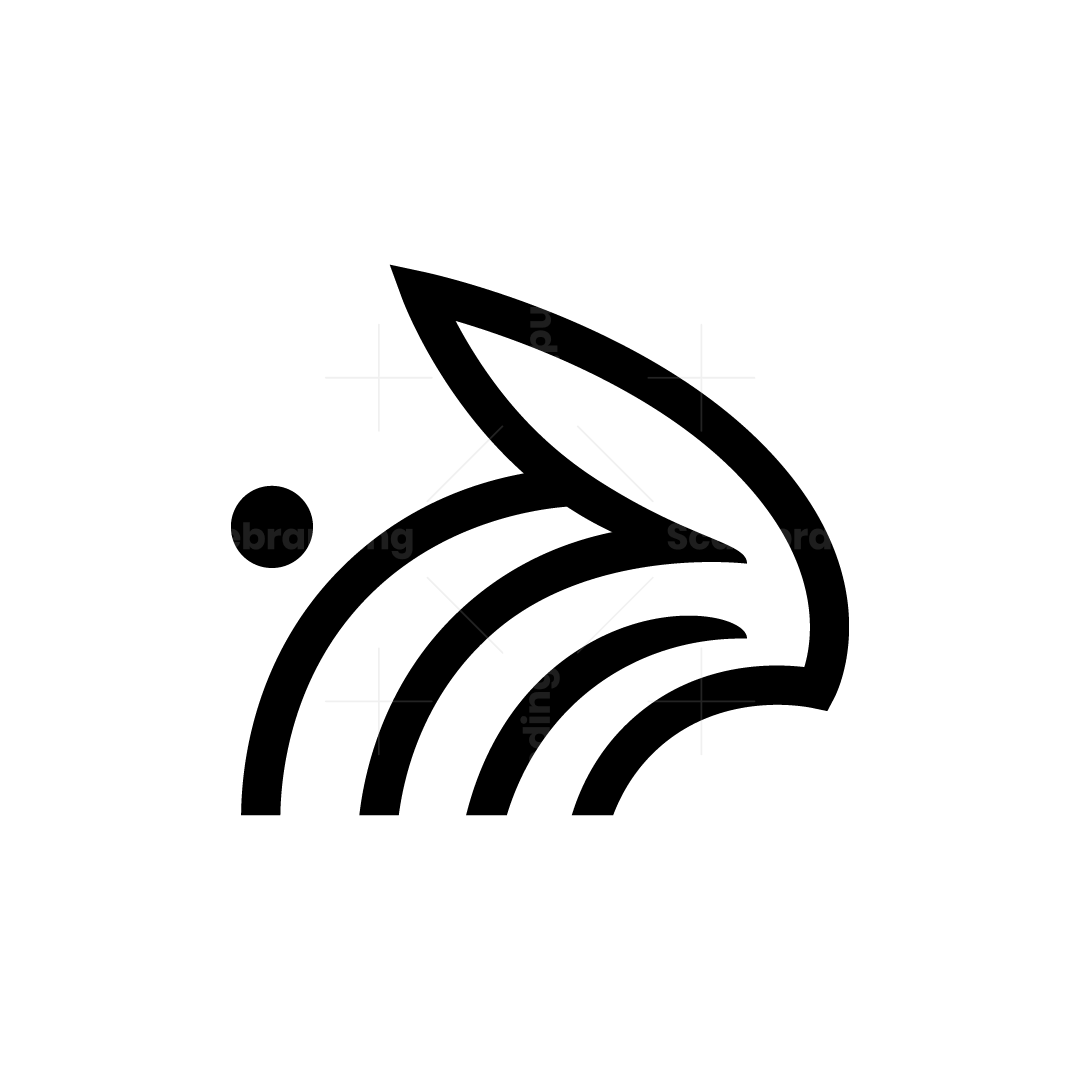 Rabbit Minimalist Logo Bunny Logo | Scalebranding