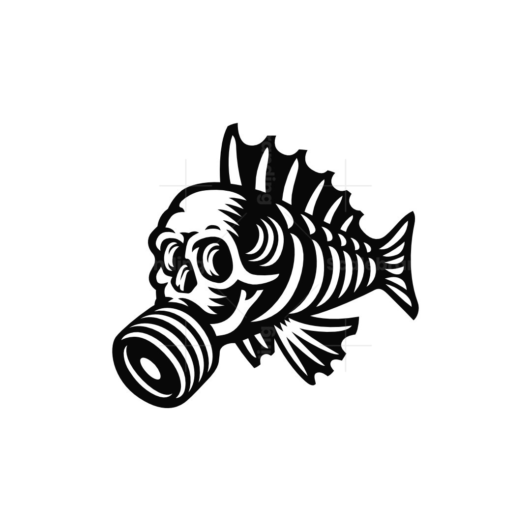 Fish Skeleton Logo