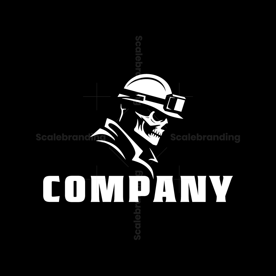 The Death Mining Skull Logo | Scalebranding
